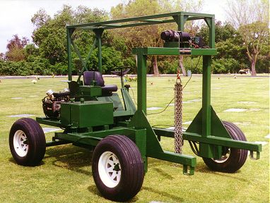 Models of cemetary equipment from W.J. Heinrichs, Inc.(Fresno Virtual ...
